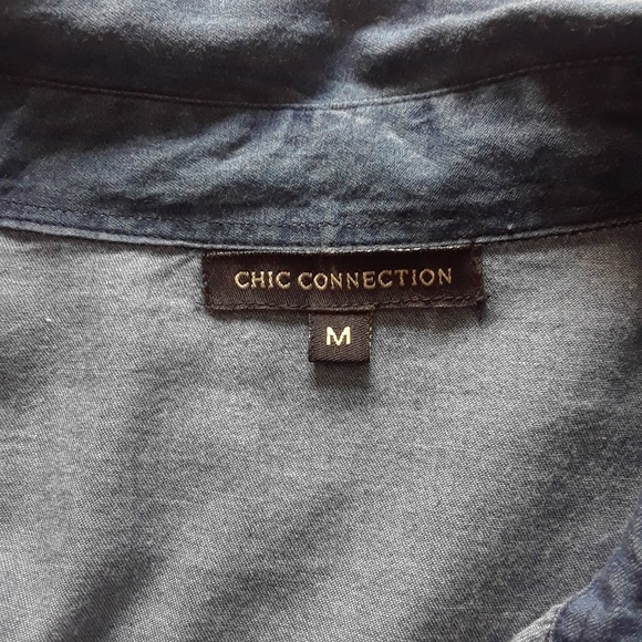 Chic Connection | Dresses | Denim Shirt Dress | Poshmark
